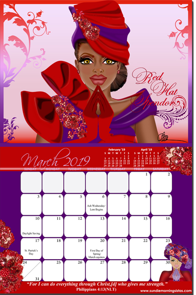 Red Hat Splendor2019 Calendar